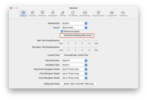 xcode 16 where is continue buildin… apple developer forums