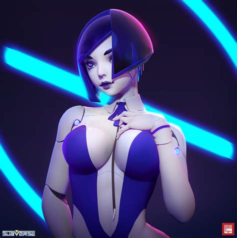 《subverse》主要角色介绍美术设定图3d建模图