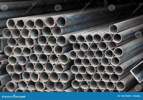 Metal Pipe With Flanges Connection Of Pipe With Flanges And Welding