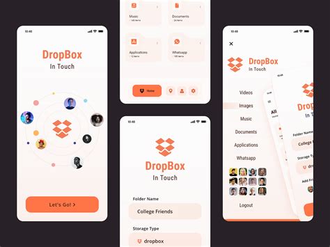 Dropbox App Ui Kits By Rahul Parmar On Dribbble