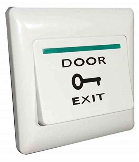 Psw 44 Navkar Systems Plastic 3 X 3 Door Exit Push Release Button Switch For Access Control