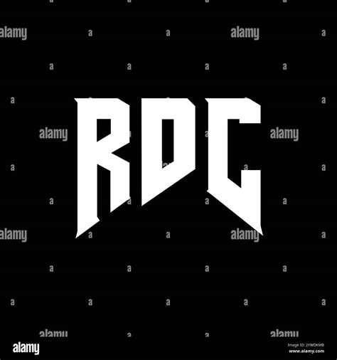 Rdc Letter Logo Design For Technology Company Rdc Logo Design Black And White Color Combination