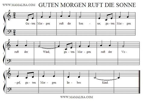 Schon Guten Tag Lied