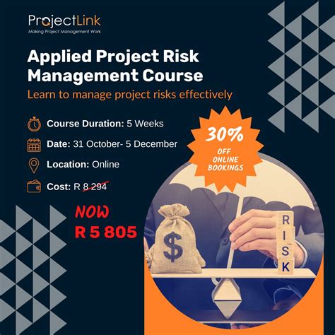 Projectlink On Linkedin Applied Project Risk Management Course Online Projectlink