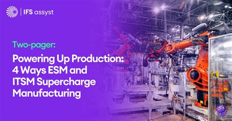 How To Supercharge Manufacturing With Ifs Assyst Barbara Gingras Rusk Posted On The Topic