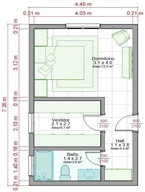 Planos De Dormitorios Con Baño Y Vestidor Decide Tu Casa Planos De