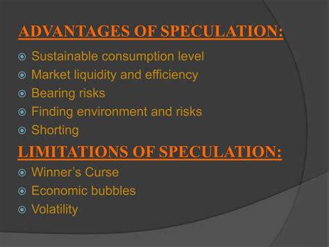 Speculators Meaning Types Speculative Transactions Advantages And