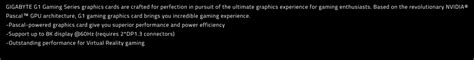 Gigabyte GeForce GTX G Gaming GV N G GAMING GD GB GDDR X Bit PCI E Desktop