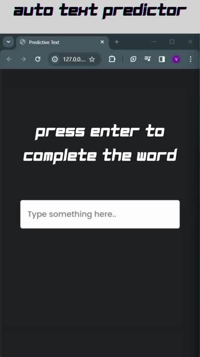 Vivek Mangal On Linkedin Autotextpredictor Webdevelopmentjourney