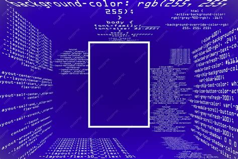 Premium Photo Glowing Purple Coding Programming Background With