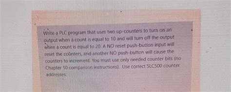 Solved Please Use Logixpro And Post It