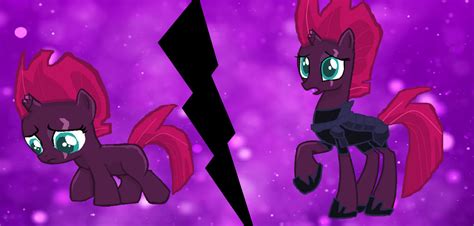 Tempest Shadow Filly And Adult By Tiia Arts On Deviantart