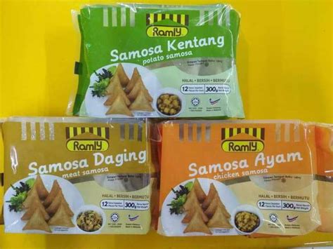 Srimas Frozen Kombo Karipap Samosa Fries Ramly