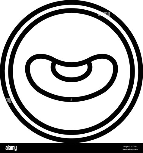 Bean Icon Outline Vector Soy Food Milk Plant Stock Vector Image And Art