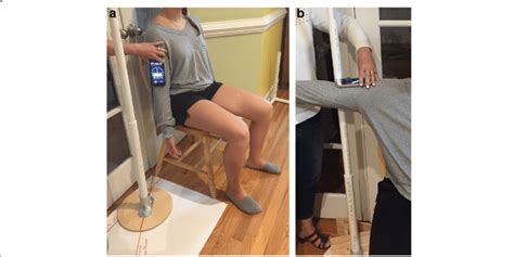 A Start Position For Measuring Scaption B End Position For Measuring