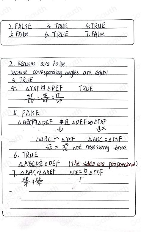 Solved L Below Is The Proof That Shows The Conditions For Similarity Of Triangles By Sa