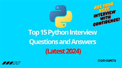 top 15 python interview questions and answers for beginners ace your