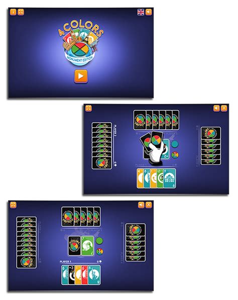 Four Colors Monument Edition Html5 Card Game Codemarket