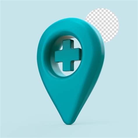 Premium Psd 3d Render Location Icon