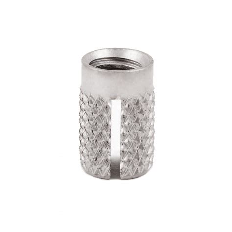 E Z Press™ Threaded Insert For Plastic Flush 303 Stainless 516 18