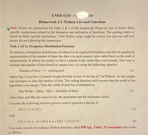 Solved Ened 1120 S1324homework 12 Python List And
