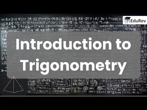 Introduction To Trigonometry Video Lecture Mathematics Maths Class