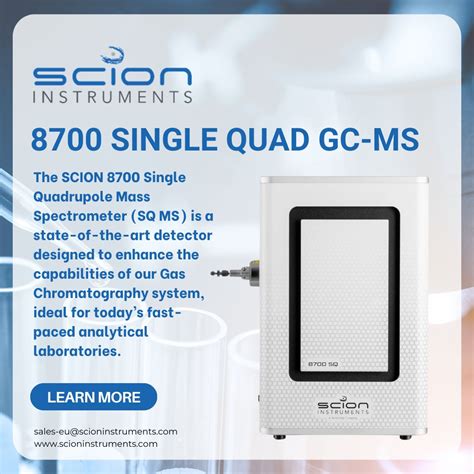 Science Innovation Massspectrometry Singlequadrupolemassspectrometer