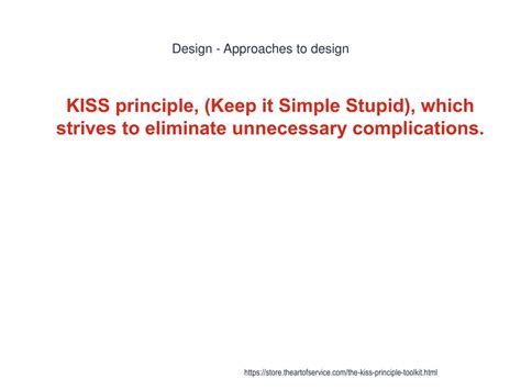 Ppt Simplicity In Design The Kiss Principle Explained Powerpoint
