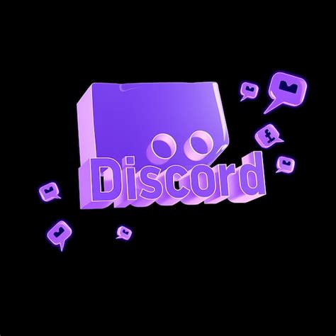 3d Render Discord Logo Sculpted From Translucent Lavender Glass Floating With A Sideward Tilt
