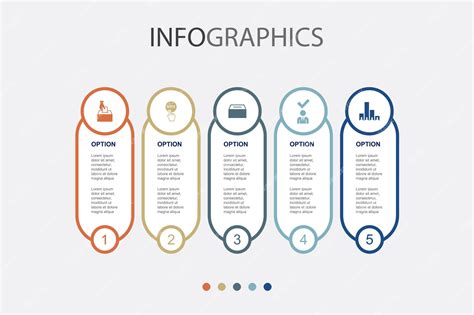 Premium Vector Elections Voting Ballot Box Candidate Exit Poll Icons Infographic Design