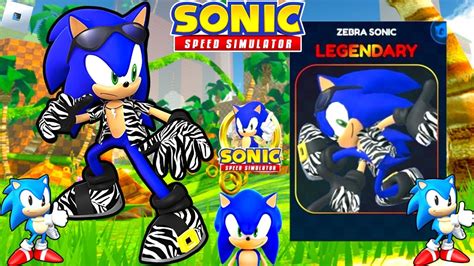I Finally Unlocked Zebra Sonic Sonic Speed Simulator Youtube