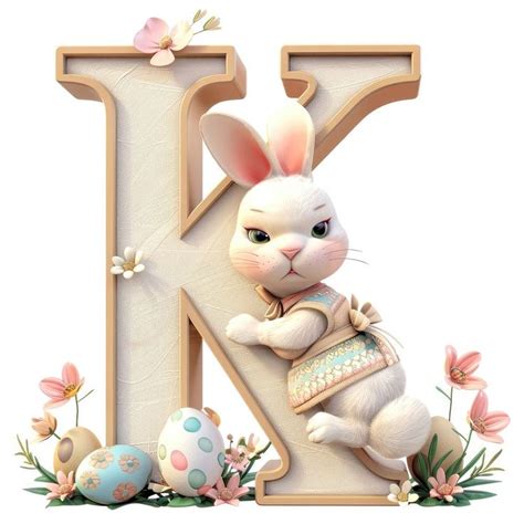 Download Premium Image Of Easter Letter K Easter Cute Egg By Busbus