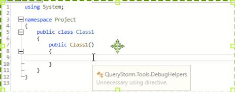 Code Editor QueryStorm Docs