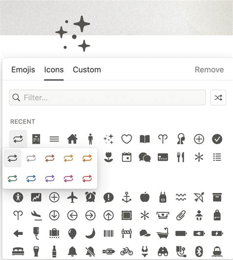 Modernsleekcolor Option Icons Like In Notion Suggestion Box Coda Maker Community