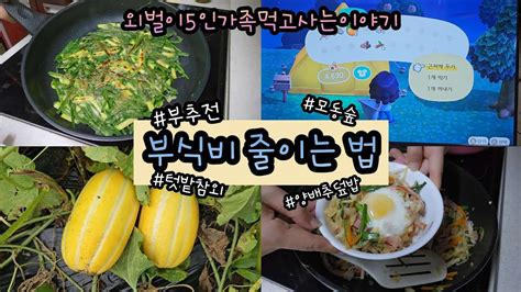 🍚돌밥돌밥🍚외벌이5인가족먹고사는이야기부식비줄이는법 60만원도전 일상 집밥 절약 냉장고파먹기 1년만해보자 Youtube