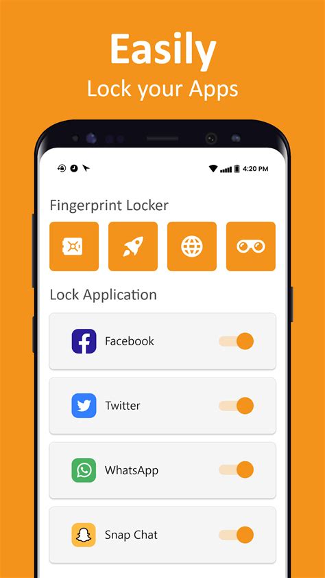 Android 용 App Locker Fingerprint PIN 다운로드