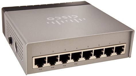 Cisco SG200 08P 8 Port 4 Reg 4 PoE Gigabit PoE Smart Switch SLM2008PT NA Broadbandcoach