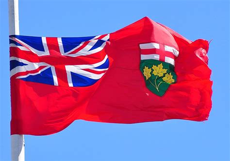 Ontario Flag Custom Flag Art
