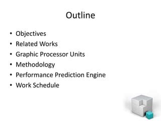 GPU Performance Prediction Using High Level Application Models PPTX