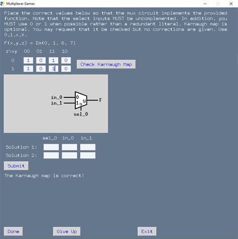 Solved Place The Correct Values Below So That The Mux Chegg Com