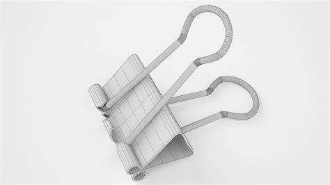 바인더 클립 03 3d 모델 9 Max 3ds Fbx Obj Free3d