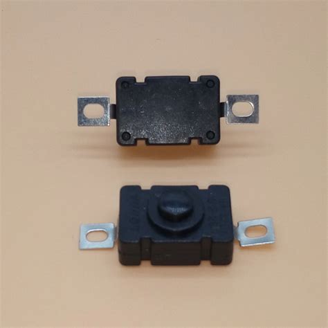 10PCS Flashlight Switches Touch Push Button Switch AC DC 250V 1 5A Size 18mm X 12mm L W KAN 28