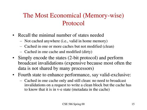 cse 586 computer architecture lecture 9 ppt download