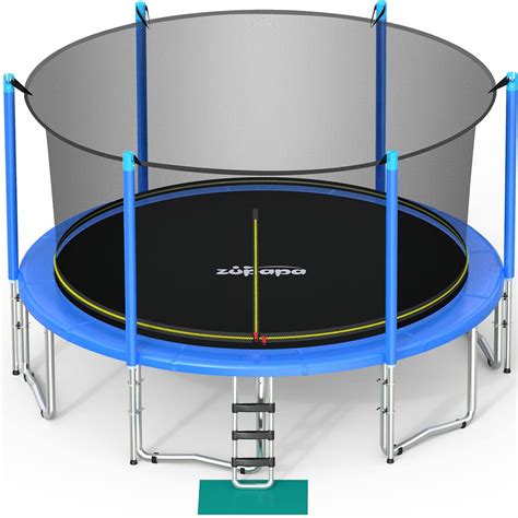 Amazon.com : Zupapa No-Gap Design 16 15 14 12 10FT Trampoline for Kids ...