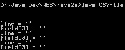 Csv Writer Csv File Development Class Java