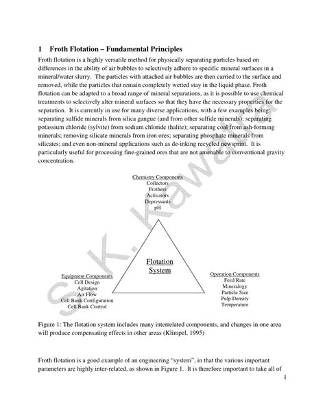 pdf fundamental principles of froth flotation
