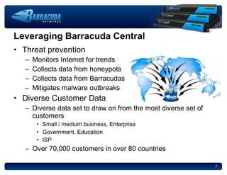Barracuda Networks Overview PPT