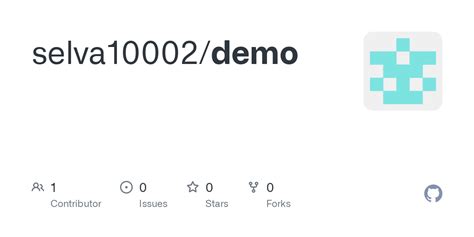 Github Selva Demo