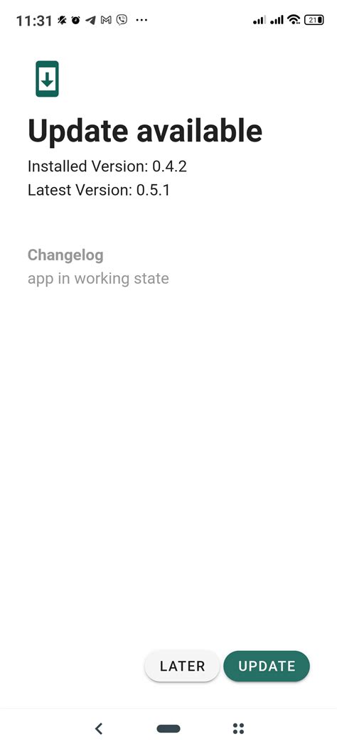 Non Visible And Non Tapping Buttons In Update Page Issue VueTubeApp VueTube GitHub