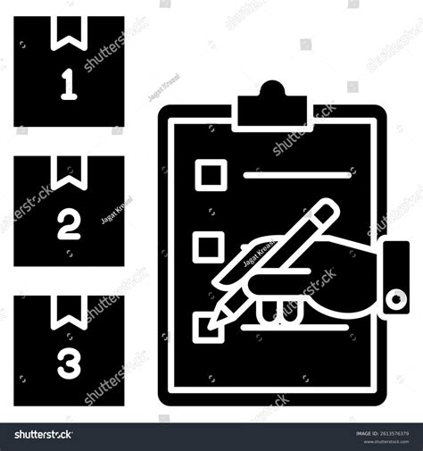 Serialization Icon Visualized Simply Black Filled Stock Vector Royalty